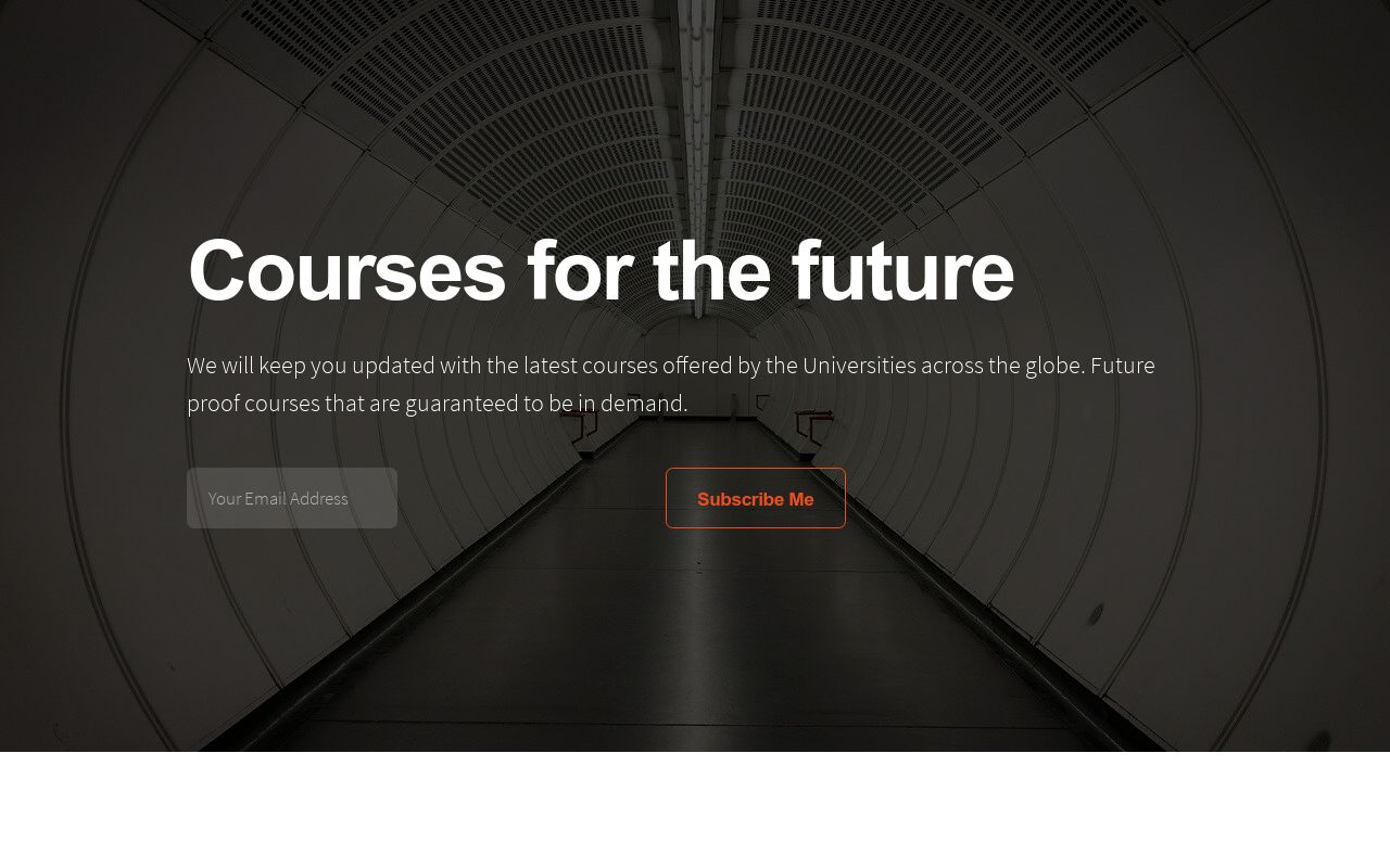 Future Courses - Study courses to prepare for the future